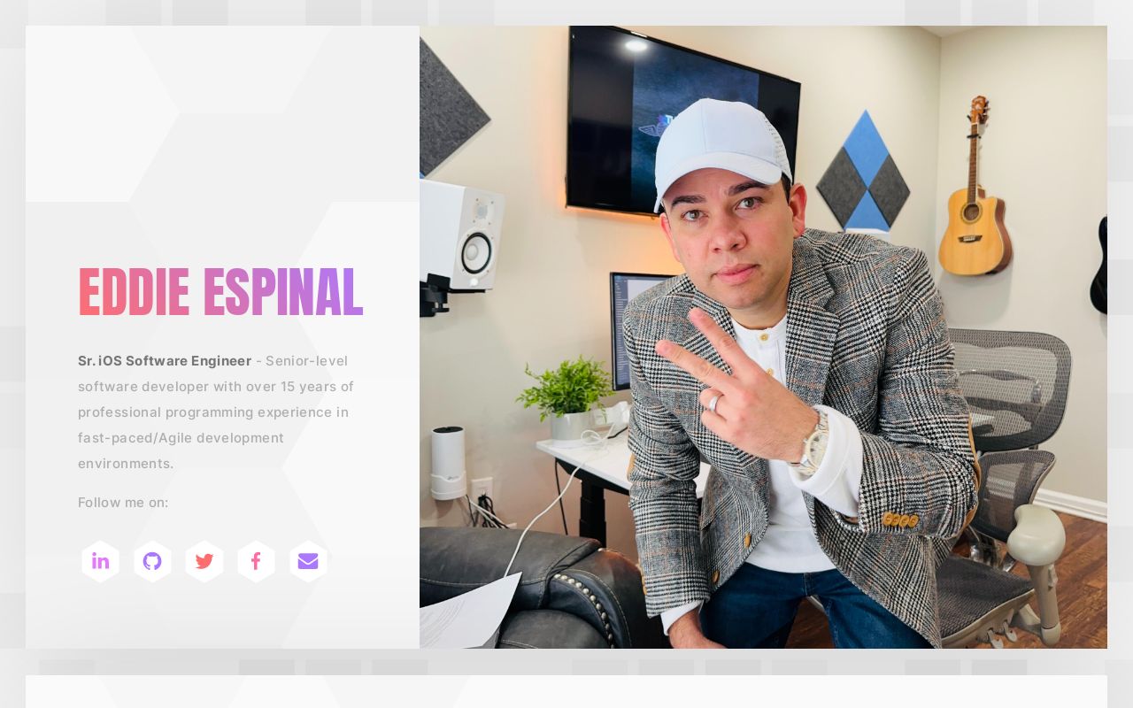 Eddie Espinal Personal Page